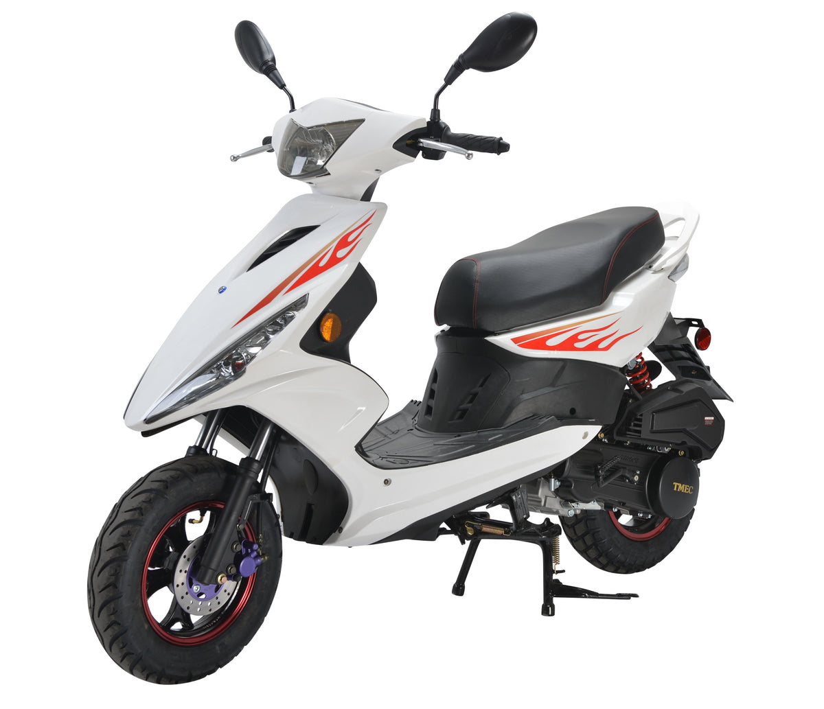 Wave150 150cc Moped Adults Scooter 12" Aluminum Wheels Street Gas Moped