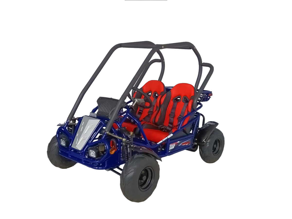 HHH 125cc Go Kart GKT125-9 Spyder 3 Speed Bigger Seat Single Cylinder