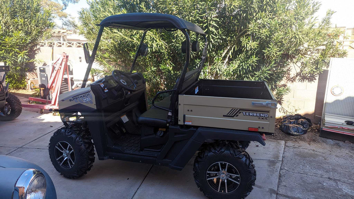 UTV 250-2 Single Cylinder, 4-Stroke, Horizontal, Forced Air Cooling