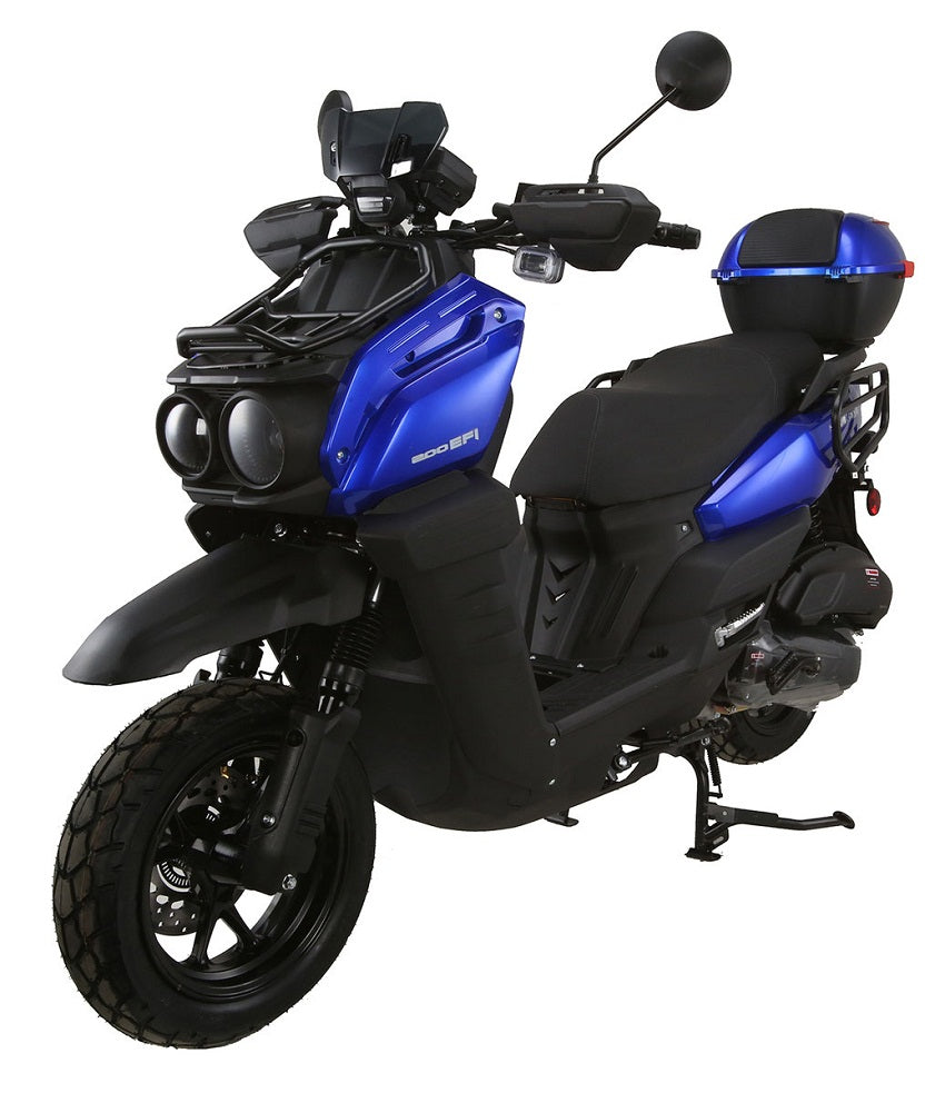 HHH Tank 200cc EFI Scooter – w/ Rear Trunk | Enjoy Free Shipping on Us!