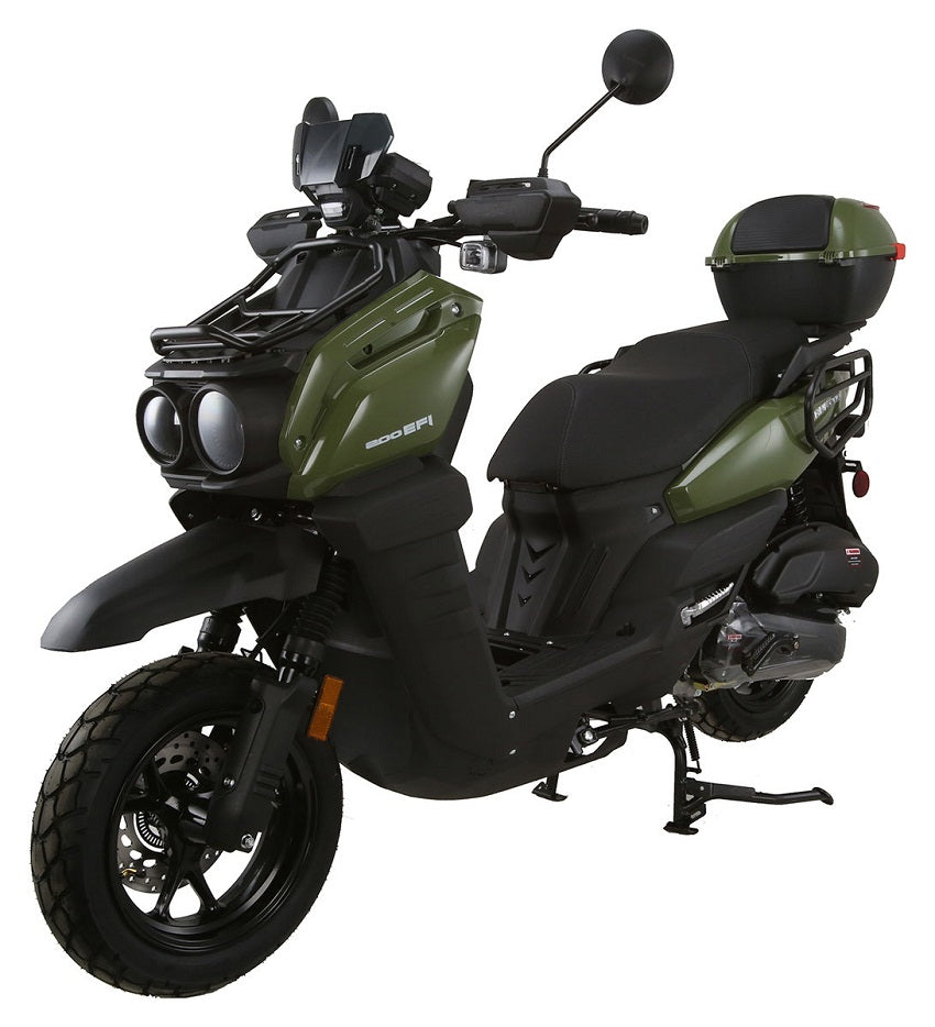 HHH Tank 200cc EFI Scooter – w/ Rear Trunk | Enjoy Free Shipping on Us!