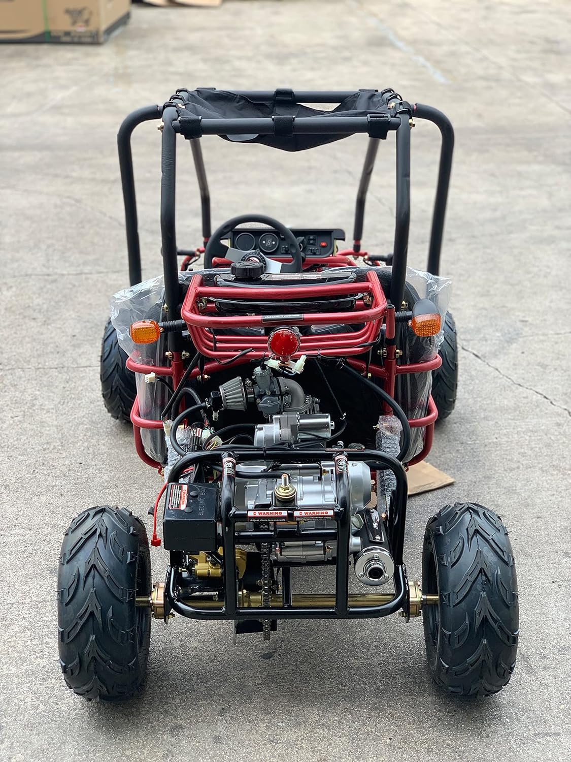 HHH GK10 mid Size 125cc Fully Automatic Go Kart with Reverse for Kids